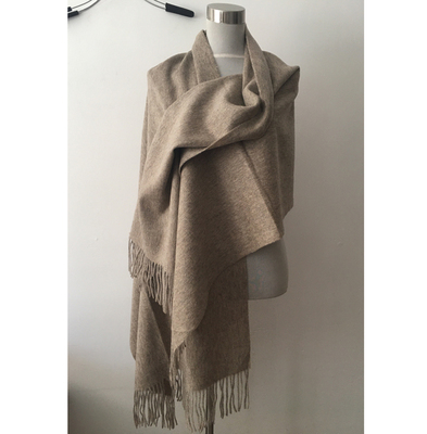 羊驼羊绒羊毛大披肩水波纹围巾冬