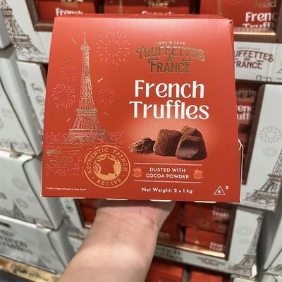 【顺丰冷藏】法国2024新款Truffles乔慕松露巧克力1kg*2入口即化