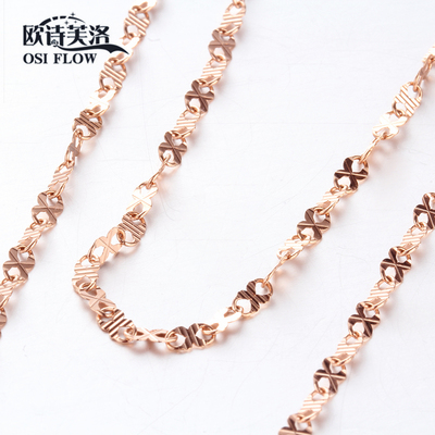 欧诗芙洛正品14k金俄罗斯项链