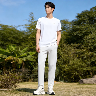 Adidas阿迪达斯正品男子圆领短袖户外高尔夫运动休闲T恤JE8288