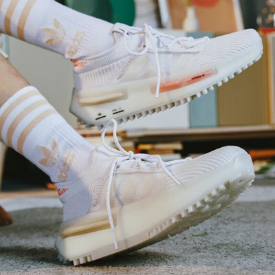 X正品阿迪达斯NMD_S1男女透气舒适缓震轻便运动休闲跑鞋HQ4465