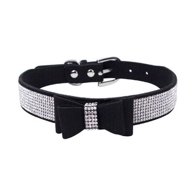 PetRhinestoBowKCollar