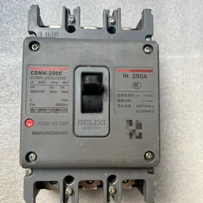 议价德力西塑壳断路器CDMK-250C/3300 3P200A成