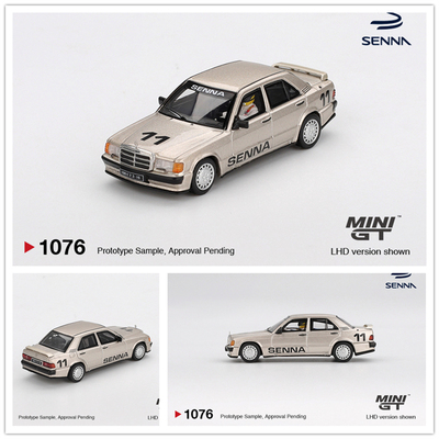 MINIGT 1:64 Mercedes-Benz 190 E 2.3-16 #11 Ayrton Senna 1984