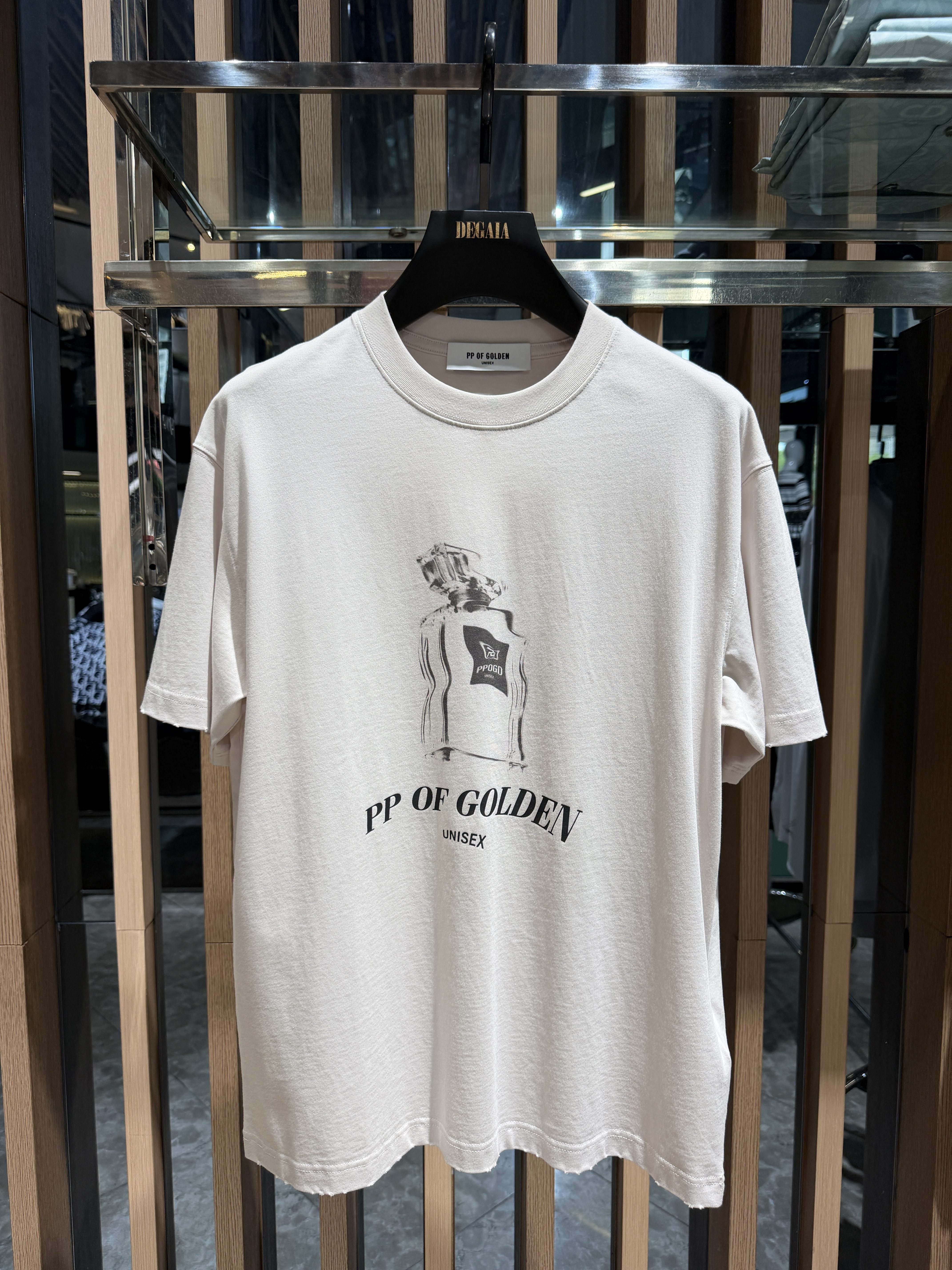 PP OF GOLDEN男装26夏季新款字母印花短袖T恤宽松休闲FTD55622609
