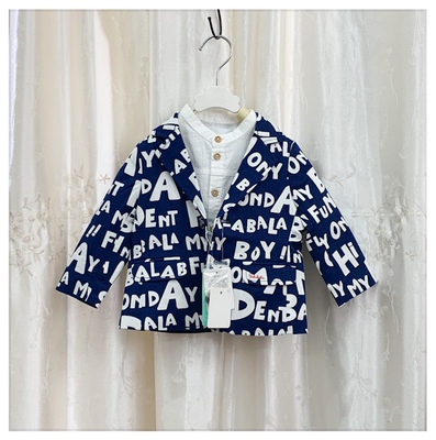 断码清仓 品牌童装61203儿童男童宝宝春秋上衣 外套西服80 90码