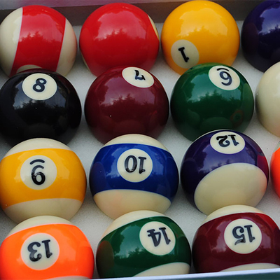 美式成人台球48mm台球桌配件台球子花球球子球房球厅训练用品配件