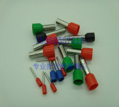 管型预绝缘端子E0510 欧式端子冷压端子针型接线端子E0510 1000只