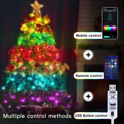 5m 10m 20m USB LED Birthdays Lights Fairy String Light WS281