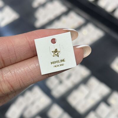 9.15韩国mimiline可爱小星星耳骨钉耳饰14k