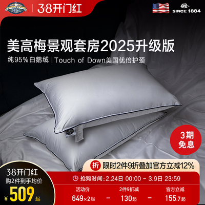 PacificCoast五星级羽绒枕头