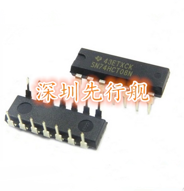 SN74HCT08N DIP-14 全新 德洲 原装全新进口 原装现货