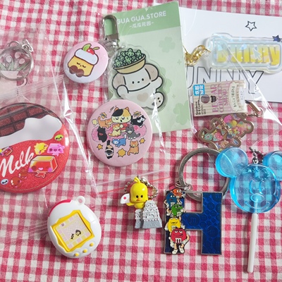 【杂】10.14更新 店主闲置 可爱手帐周边钥匙链徽章吧唧挂件