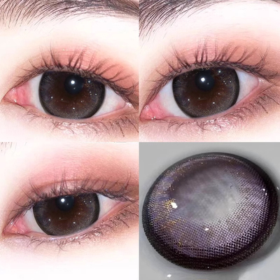 紫色美瞳半年抛年抛2026新款女银河星空小直径隐形眼镜混血盒EJL