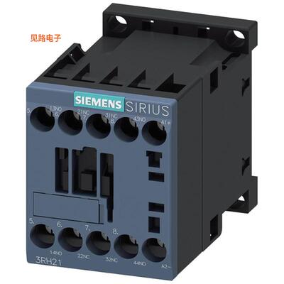 3RH21221BG40 -[全新CONTACTOR RELAY 2NO+2NC DC 125V]