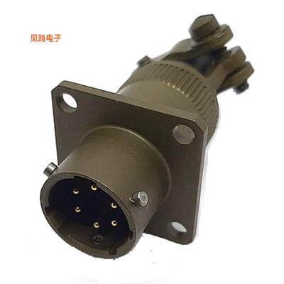 MSW00A10-6P-SR -原装[WALL MOUNT RECEPTACLE插座，公形引脚