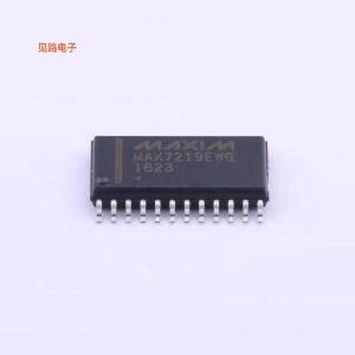 MAX7219EWG+T -正品[SOIC-24-300mil串行接口、8位、L