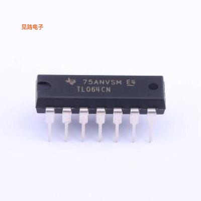 TL064CN -[原装IC OPAMP JFET 4 CIRCUIT 14DIPPDIP-14