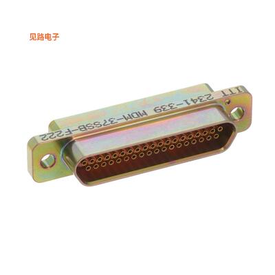 MDM-37SSB-F222 -[全新CONN MICRO-D RCPT 37POS PNL MNT]