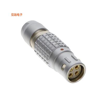 FGJ.3B.304.CLLD92 -[全新CONN PLUG FMALE 4P GOLD SLDR CUP]