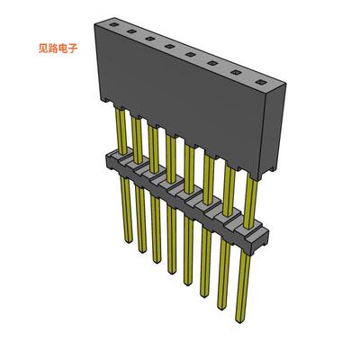 ESQT-108-02-F-S-510 -[全新CONN SOCKET 8POS 0.079 GOLD PCB]