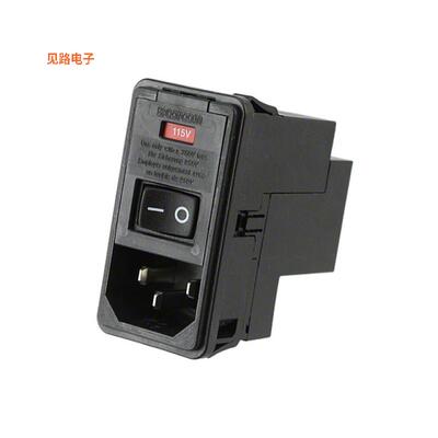 6609107-5 -原装[PWR ENT MOD RCPT IEC320-C14 PNLIEC 320-C14