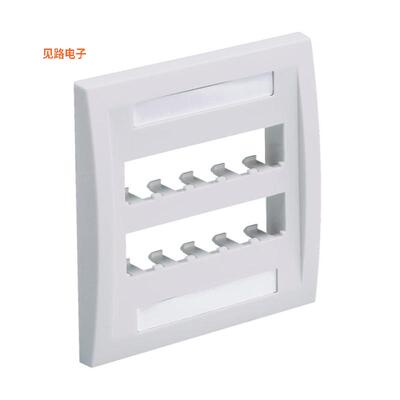 CFPE10IG-2GY -[全新FACEPLATE, 10 PORT, DOUBLE GANG,]