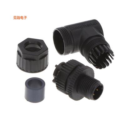 MSDP-04BMMB-SR7001 -原装[M12 CONN SCREW IN 90插座，公形引脚