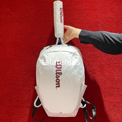 韩国直邮 奥莱特价 Wilson网球系列女款经典双肩包独立鞋仓拍柄套