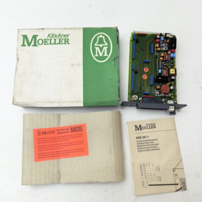 穆勒全新原装EBE287.1-2输出模拟模块实拍KLOCKNER MOELLER