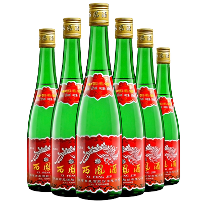 西凤酒1989金奖老绿瓶凤香型白酒