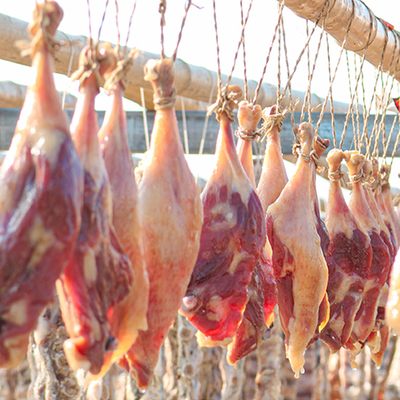 安徽特色腊味风干咸鸭腿日晒晾干传统农家手艺咸麻鸭腿400克/2只