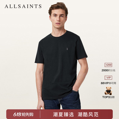 ALLSAINTS男士圆领T恤