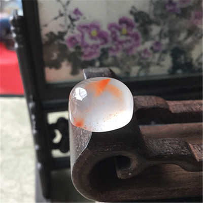 纯天然冰飘草花可镶嵌南红玛瑙
