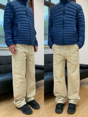 07QWER 秋季新纯棉情侣百搭街头潮流ins多口袋直筒工装裤基础休闲