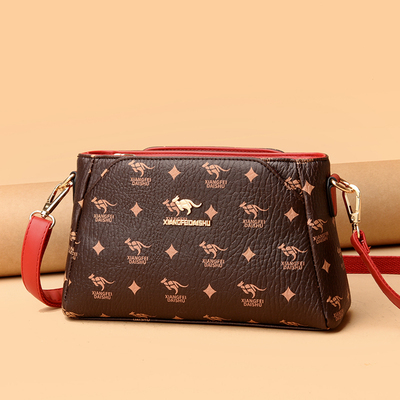 潮牌韩版女包中年妈妈包新款时尚女士包包婆婆斜挎小包单肩手提包