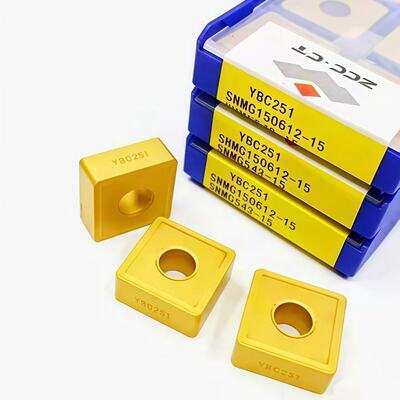 原装正品株洲钻石四方数控外圆车削刀片SNMG150608-15 YBC251钢件