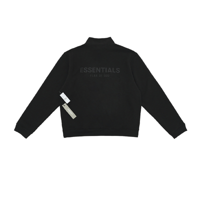 FOG FEAR OF GOD ESSENTIALS背后字母半拉链立领加绒卫衣4色折扣