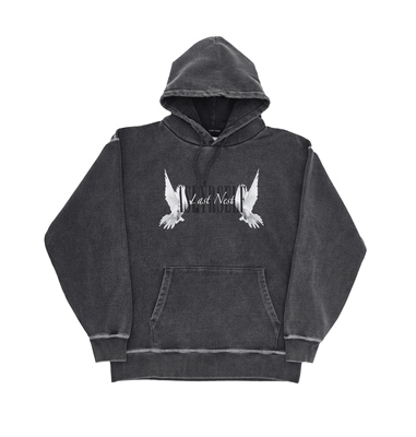 美式休闲水洗做旧连帽