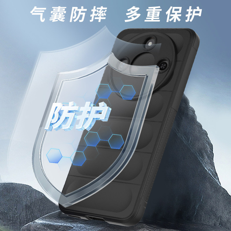 适用华为荣耀荣耀X60手机壳honorx60pro保护硅胶套BRC一AN00全包镜头BRP加厚防摔honor磨砂软男女por新款简约