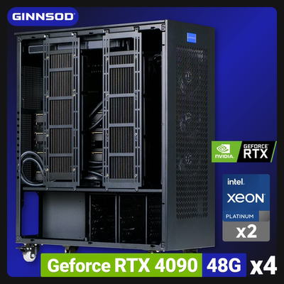 双U四卡4090-48G水冷超静音主机