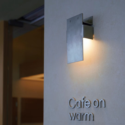 韩国UUU不锈钢壁灯走廊洗手台户外复古工业工作室咖啡厅极简灯具