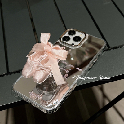 苹果15promax芭蕾舞鞋支架手机壳