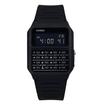 CASIO卡西欧Databank 8 Digit计算器闹钟AM PM CA53WF 1B石英30M