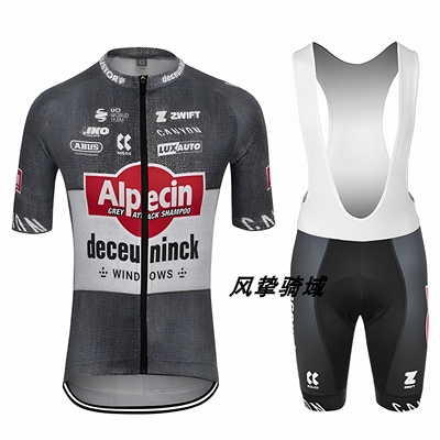 2025经典款Alpecin 欧倍青彩色夏季自行车骑行服短袖男款单车衫