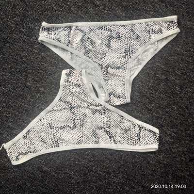 印花冰丝小瑕疵比基尼丁字裤