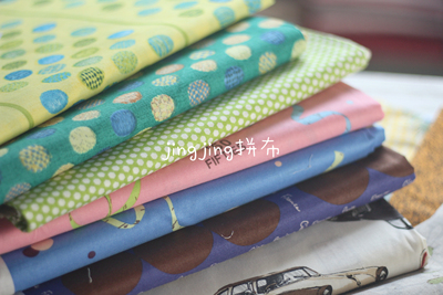 【绝版珍藏】yuwa冈本小关玲子老款纯棉印花布料 拼布娃衣手工