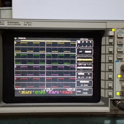 54542C 数字示波器 500MHz 2GSa/s 实验室电子测试仪器议价维修