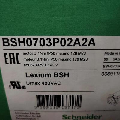 BSH0703P02A2A 伺服电机 Lexium BSH 3.1Nm IP50 480VAC议价维修