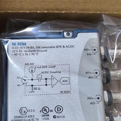 9234 779680-01 NI 数据采集DAQ模块 4通道信号采集模块议价维修